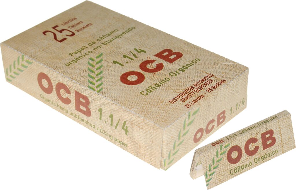 PAPEL OCB ORGÁNICO 1.1-4 X 25 Libritos- Milestancos.com