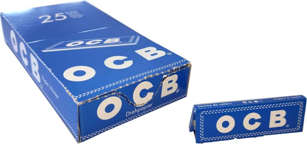 PAPEL OCB AZUL OSCURO 70mm (25) - Milestancos.com